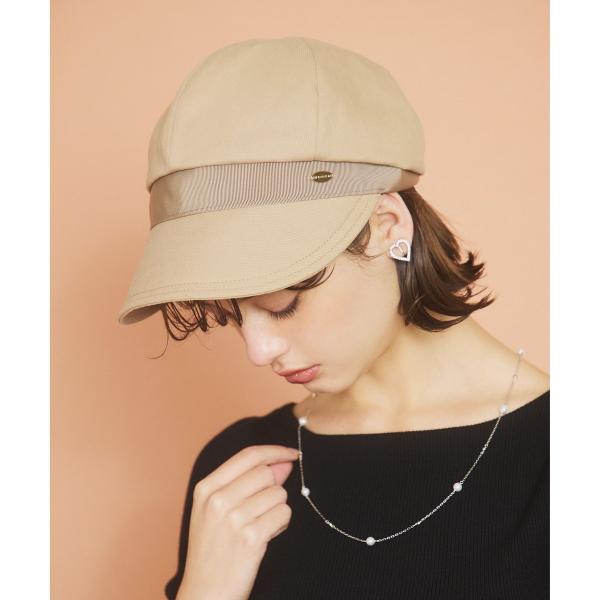 型番：HTTZGW0190ブランド：トッカ商品名：【百田夏菜子さん着用】【サイズ調整可】BELTED GROSGRAIN キャスケット 帽子カラー：ブラック系/ベージュ系