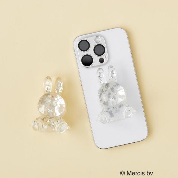 型番：C7194018ブランド：オペークドットクリップ商品名：【miffyコラボ】スマホグリップカラー：シルバー（００６）/ゴールド（００７）/オフホワイト（００３）/ピンクゴールド（００５）