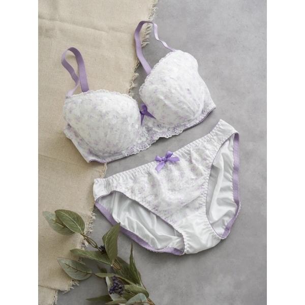 型番：25221702888ブランド：リジェイ＆スプル商品名：【WEB限定】[D85-I95］小花プリントブラ＆ショーツ(バイリーンカップ)カラー：紫