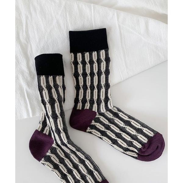 型番：yqnkz643aブランド：アイモハ商品名：【mosox】韓国風レトロソックスカラー：ブラック/イエロー/グリーン/ライトグリーン/ピンク