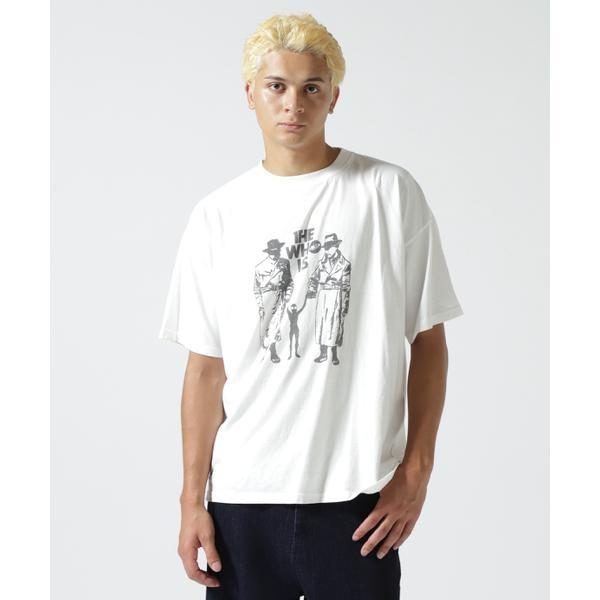 型番：7855234247ブランド：ビーセカンド商品名：REMI RELIEF(レミレリーフ) 別注20／-天竺BIGサイズＴシャツ(THE WHO IS)カラー：ブラック/オフホワイト3