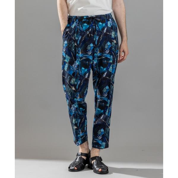 型番：PPJHGA0112ブランド：ジョゼフ オム商品名：【新柄】テクノボイルストレッチ ドロスト付きワイドテーパードパンツ / TEDDY CONVERTIカラー：グレー系/ネイビー系/ブルー系5