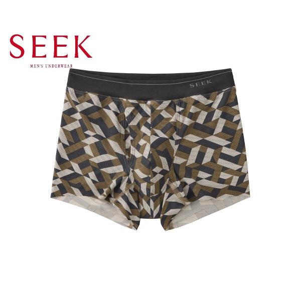 型番：EEC680Cブランド：シーク商品名：【ＳＥＥＫ】【ボクサ−ブリ−フ（前あき）】【リップウエストカットオフ】カラー：ブラツク/ト-プ