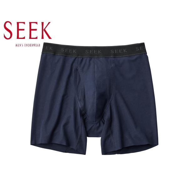 型番：EEC780ブランド：シーク商品名：【ＳＥＥＫ】【セミロングボクサ−（前あき）】【カットオフボクサー】カラー：チヤコ-ルグレ-/ネ-ビ-ブル-/ブラツク