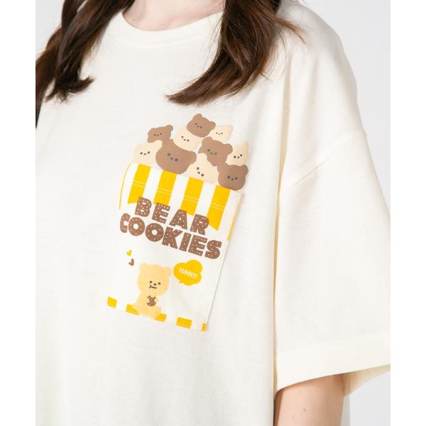 型番：203242030ブランド：フォートポイント商品名：【LIVERY 】クマ クッキー Tシャツカラー：ミント/ブルー/アイボリー