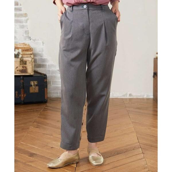 型番：GJLJA33170ブランド：ホコモモラ商品名：Liso ツイルテーパードパンツカラー：ベージュ/グレー