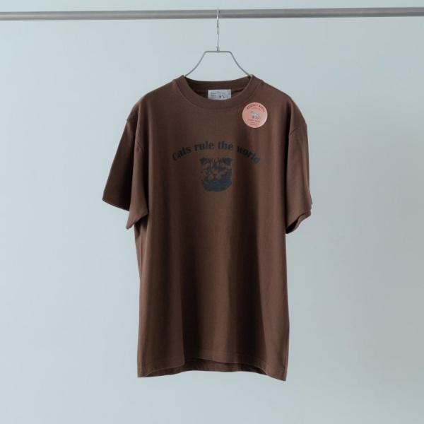 型番：68814007ブランド：ギャレスト商品名：【Regency Works】Cats rule the world Teeカラー：ブラウン（０４４）