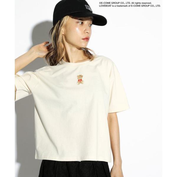 型番：06000966000ブランド：グリーンパークス商品名：■LOVEBOAT ベアーptTEEカラー：アイボリー