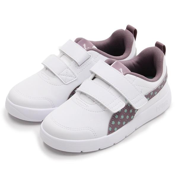 型番：398758ブランド：プーマ商品名：PUMA/プーマ/コートフレックス V3 DOTTY V PSカラー：06　PUMA　WHITE-PL