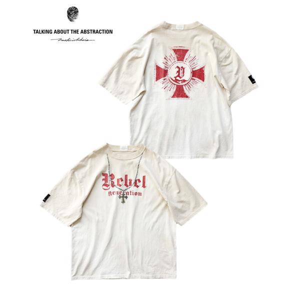 型番：taa507awt005whブランド：スタイライズ商品名：【TALKING ABOUT THE ABSTRACTION】CROSS NECKLACE TEEカラー：ホワイト