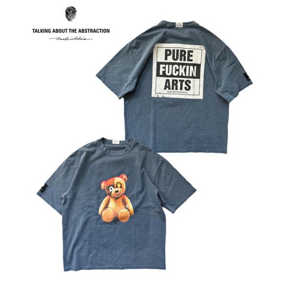 型番：taa507awt010bnvブランド：スタイライズ商品名：【TALKING ABOUT THE ABSTRACTION】CRAZY BEAR TEEカラー：ネイビー