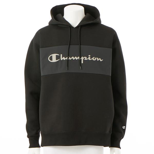 型番：C3-CS110ブランド：チャンピオン商品名：Champion/チャンピオン/TW 3LS HOODED SWEATSHIRTカラー：090　ブラック　　　　　　　　　　　/070　オックスフォードグレー　　　