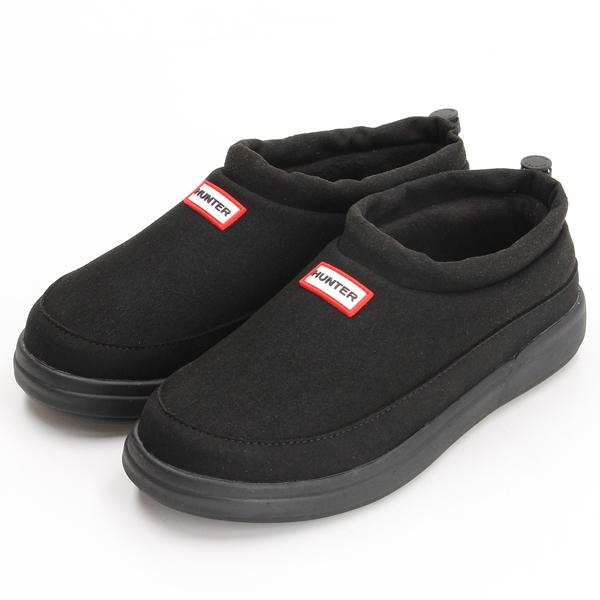 型番：UFF7114RENブランド：ハンター商品名：ユニセックス イン/アウト ビーガン スエード スリッパカラー：ブラック/シェイデッド　ホワイト