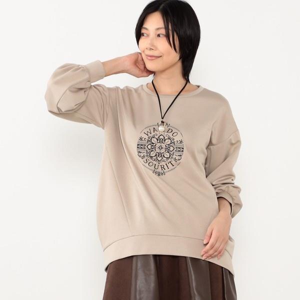 型番：5468-9114ブランド：ニコルホワイト商品名：【WALDO】刺繍ロゴ入りダンボールプルオーバーカラー：19ライトグレー/29グレー/67ネイビー