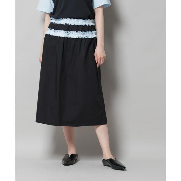 型番：6715230012ブランド：ナノユニバース商品名：OperaSPORT／ALBERTINE SKIRTカラー：ブラック