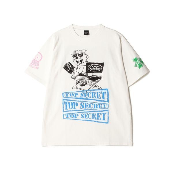 型番：7925234005ブランド：マナスタッシュ商品名：MANASTASH／マナスタッシュ／PUMICE TEE MIXED UPカラー：ブラック/ホワイト/ライトグリーン