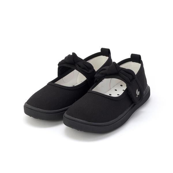 型番：1120-79505ブランド：ベベ商品名：リボン付きベルクロストラップシューズ(13~19cm)カラー：ブラック