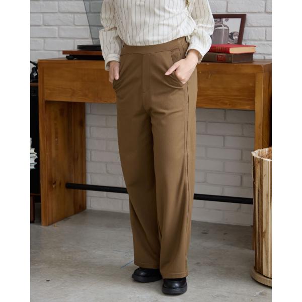 型番：467RC711ブランド：ゴールデンベア商品名：サイドラインストレートパンツカラー：ブラック/モカ