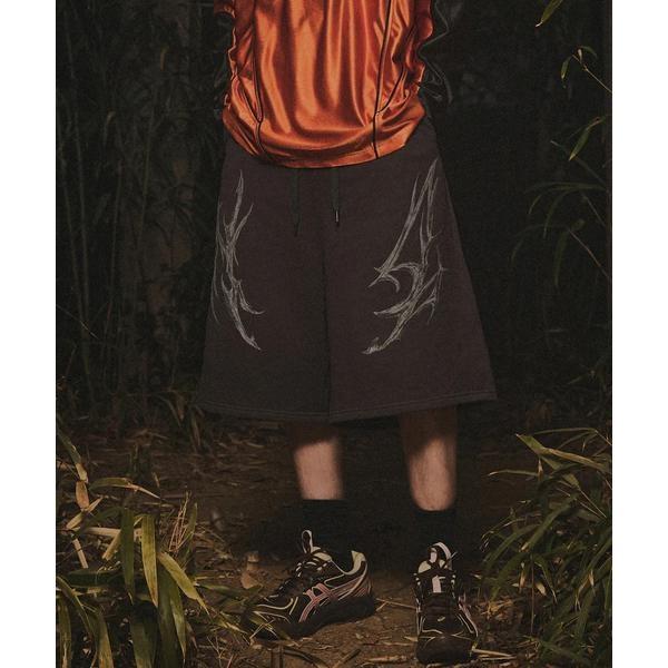 型番：7845910252ブランド：エルエイチピー商品名：NOT4NERD／ノットフォーナード／TRIBAL BERMUDA SWEAT SHORTSカラー：カーキ/チャコール