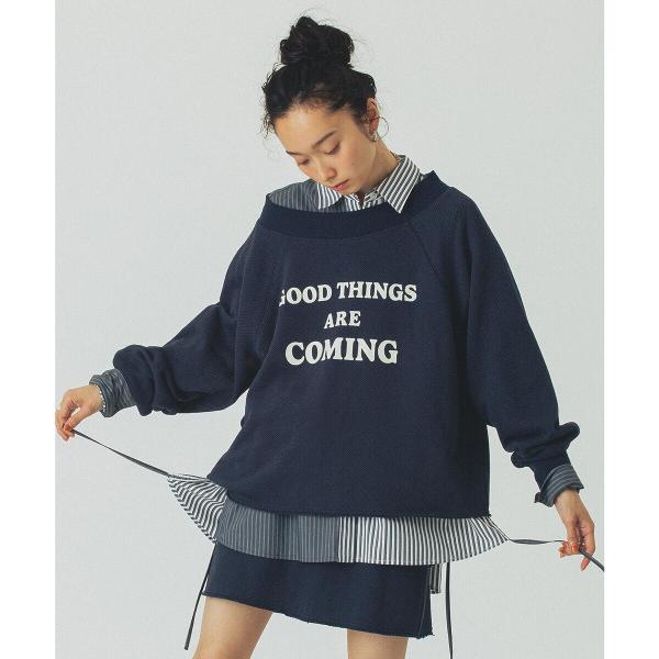 型番：202253013008ブランド：ローズバッド商品名：INLAY PULLOVERカラー：OFF　WHITE/NAVY/BROWN