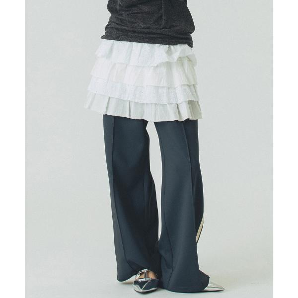 型番：202253032006ブランド：ローズバッド商品名：LACE SKIRTカラー：WHITE/BLACK