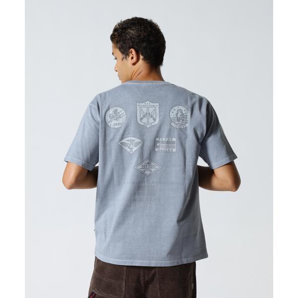 型番：7835234032ブランド：アヴィレックス商品名：《直営店限定》FADE WASH TOP GUN T-SHIRTカラー：グレー/チャコール