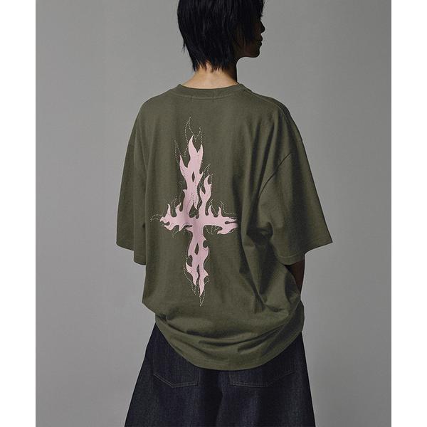 型番：7845934209ブランド：エルエイチピー商品名：NOT4NERD／ノットフォーナード／FLAME 4 SYMBOL T-SHIRTSカラー：レッド/カーキ