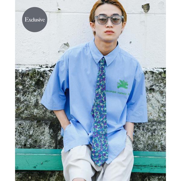 型番：AA45-13S131ブランド：センスオブプレイスバイアーバンリサーチ商品名：『別注』SHUHEI KOKI×SENSE OF PLACE　チェックシャツカラー：ホワイト/ライトブルー/ネイビー