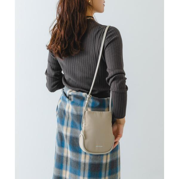 型番：A25S07B384-RDA4ブランド：ロデスコ商品名：ADD CULUMN　ROLLA POCHETTE FABRICカラー：グレー系その他/ブラック