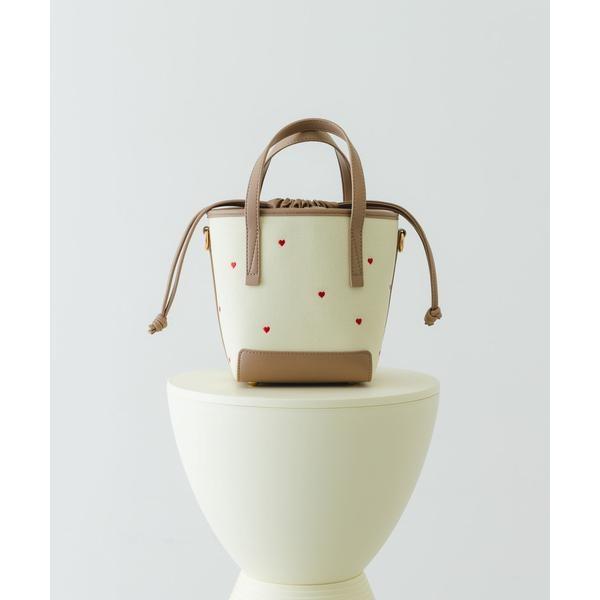 型番：XXA6-2AU2402ブランド：ロデスコ商品名：『WEB/一部店舗限定カラー』刺繍バケツバッグカラー：ベージュ/ベージュ系その他/ブラック