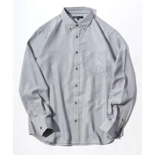 型番：212-228-0182ブランド：マルカワ商品名：【LOUIS CHAVLON】 ピケ 無地 長袖 ボタンダウンシャツカラー：ライトグレー/グレー/ブラック/ライトブルー