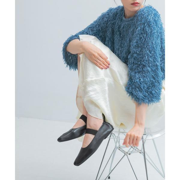 型番：RW47-37513ブランド：アーバンリサーチ ロッソ商品名：JVAM　CAIRO フラットシューズカラー：オフホワイト/ブラック