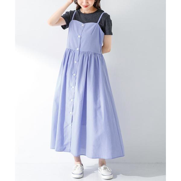 型番：LA45-26T800ブランド：アーバンリサーチ サニーレーベル商品名：『UR TECH Smart Linen Touch』キャミソールワンピースカラー：ライトベージュ/ブルー/ブラック