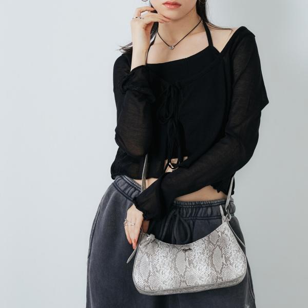 型番：GY-B367ブランド：ジェイダ商品名：GYDA (ジェイダ) PYTHON EMBOSS ハンドバッグ GY-B367カラー：ミックス/ブラック/レッド