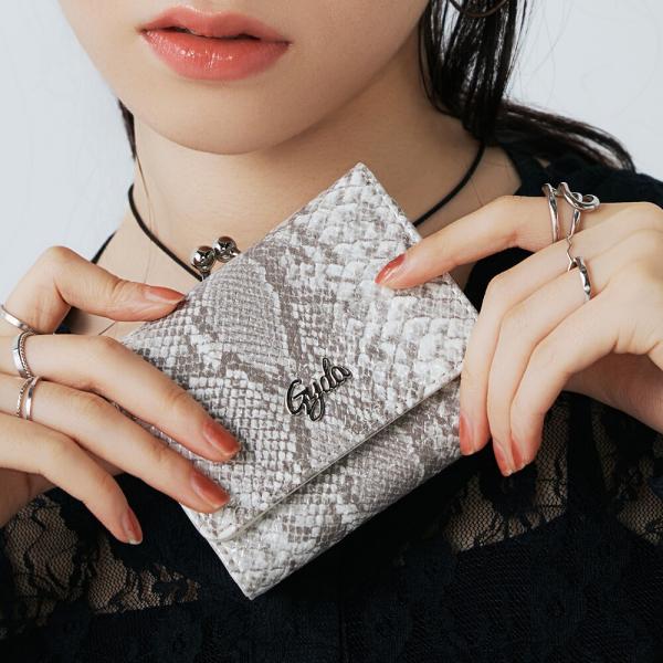 型番：GY-W362ブランド：ジェイダ商品名：GYDA (ジェイダ) PYTHON EMBOSS 口金ミニ財布 GY-W362カラー：ブラック/レッド