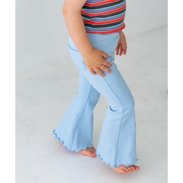 型番：DKA5-FCPブランド：アーバンリサーチ ドアーズ商品名：Pippi+Lotta　Flare cotton pants(KIDS)カラー：チャコールグレー/ベージュ/ライトブルー/ラベンダー/イエロー