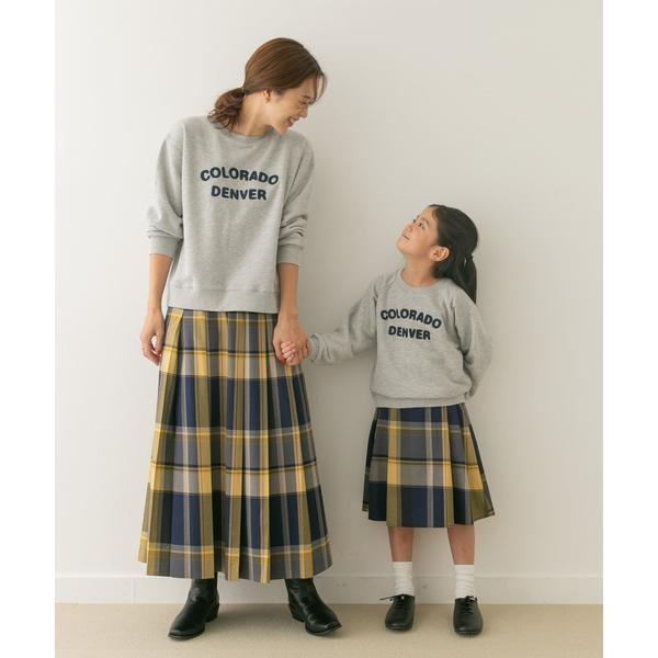型番：DR47-35B268ブランド：アーバンリサーチ ドアーズ商品名：『親子リンク』カラーチェックスカート(KIDS)カラー：ブルー/ネイビー/ブラック