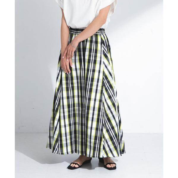 型番：LAA5-25R604ブランド：アーバンリサーチ サニーレーベル商品名：マルチチェックカラースカートカラー：ブラウン/ネイビー/ブラック