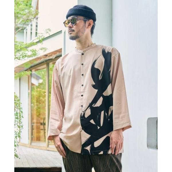 型番：7CC-5310-2025ブランド：カヤ商品名：【カヤ】福字画メンズTOPカラー：ベージュ/ネイビー系/ブラック