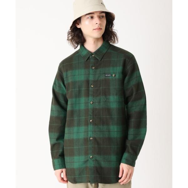 型番：AE3753ブランド：コロンビア商品名：Columbia/ ピッチストーンヘビーウエイトフランネルIIシャツ /コロンビアカラー：City　Grey　Macro　Buff/Greenscape　Macro　Buf/Mountain　R...