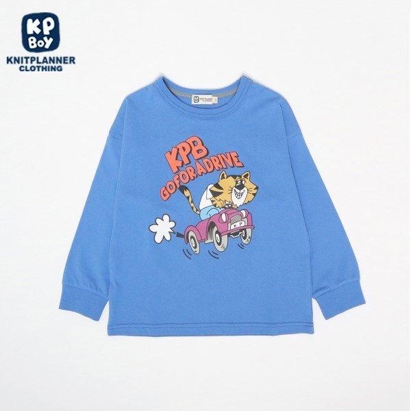 型番：4543286ブランド：ケーピー商品名：KPBOY とらプリント長袖Ｔシャツ(100〜160)カラー：ブルー/白/黄/黒