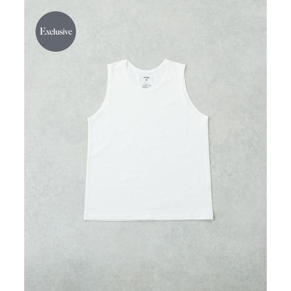 型番：UMA5-201Uブランド：アーバンリサーチ商品名：『別注』FITFOR×URBAN RESEARC　WIDE SLEEVE LESS T-SHIRTSカラー：ホワイト