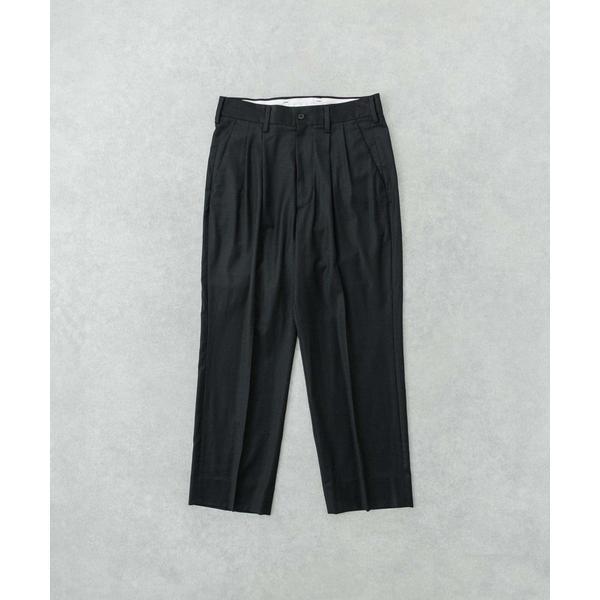 型番：URA7-14H003ブランド：アーバンリサーチ商品名：new basic　Wool Silk Gabardine Pantsカラー：チャコールグレー/ネイビー/ブラック