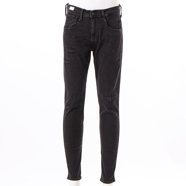 型番：MA934661OB1Rブランド：リプレイ商品名：スーパースリムBRONNY Hyperflex Broken ＆ Repairカラー：オフブラック