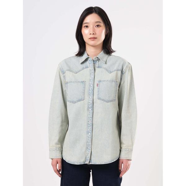 型番：A72440059ブランド：リーバイス商品名：TEODORA ウェスタンシャツカラー：Light　Indigo　-　Worn　