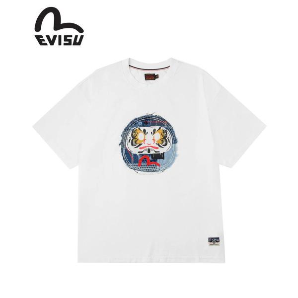 型番：evs509te1171whブランド：エヴィス商品名：【EVISU】HT SASHIKO DARUMA APPLIQUE S/S TEEカラー：ホワイト