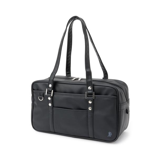 型番：4953428ブランド：ポンポネットジュニア商品名：合皮スクールバッグカラー：コゲ茶/黒