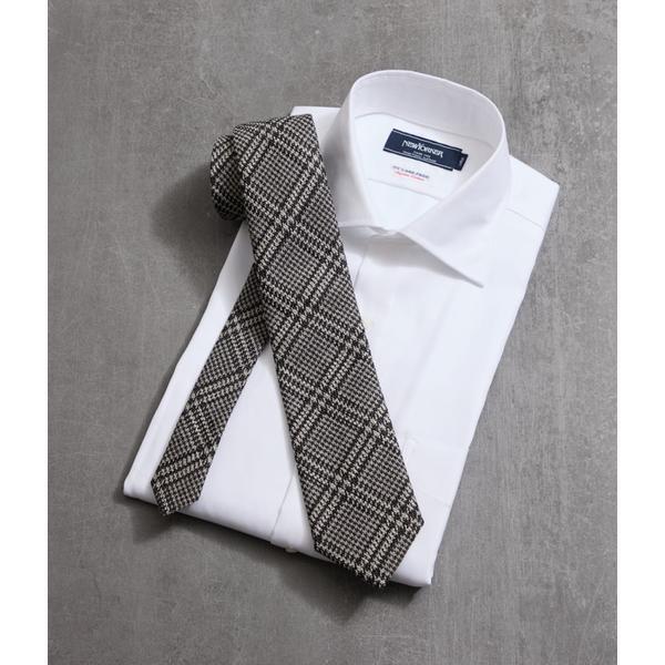 型番：202515906007ブランド：ニューヨーカー商品名：MANTERO ツィーディーグレンチェック ネクタイカラー：ホワイト/ブラック