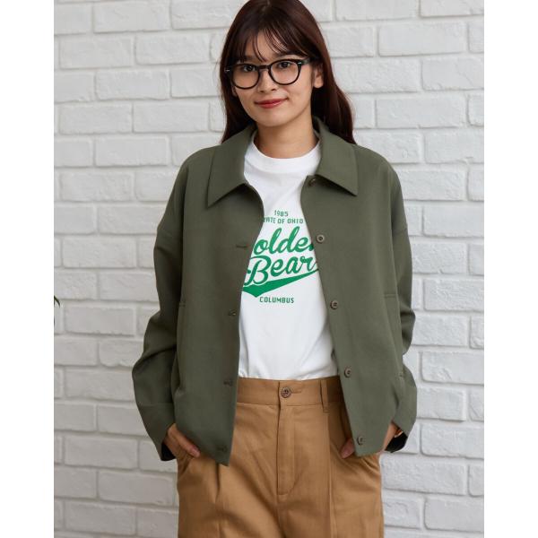 型番：468RD351ブランド：ゴールデンベア　ホワイトレーベル商品名：シャツジャケットカラー：ブラウン/カーキ