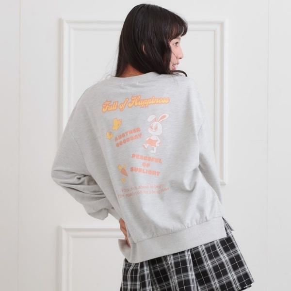 型番：31914020ブランド：ピンクラテ商品名：アニマルプリント裏毛プルオーバーカラー：オフホワイト（００３）/ライトグレー（０１１）/ブラック（０１９）